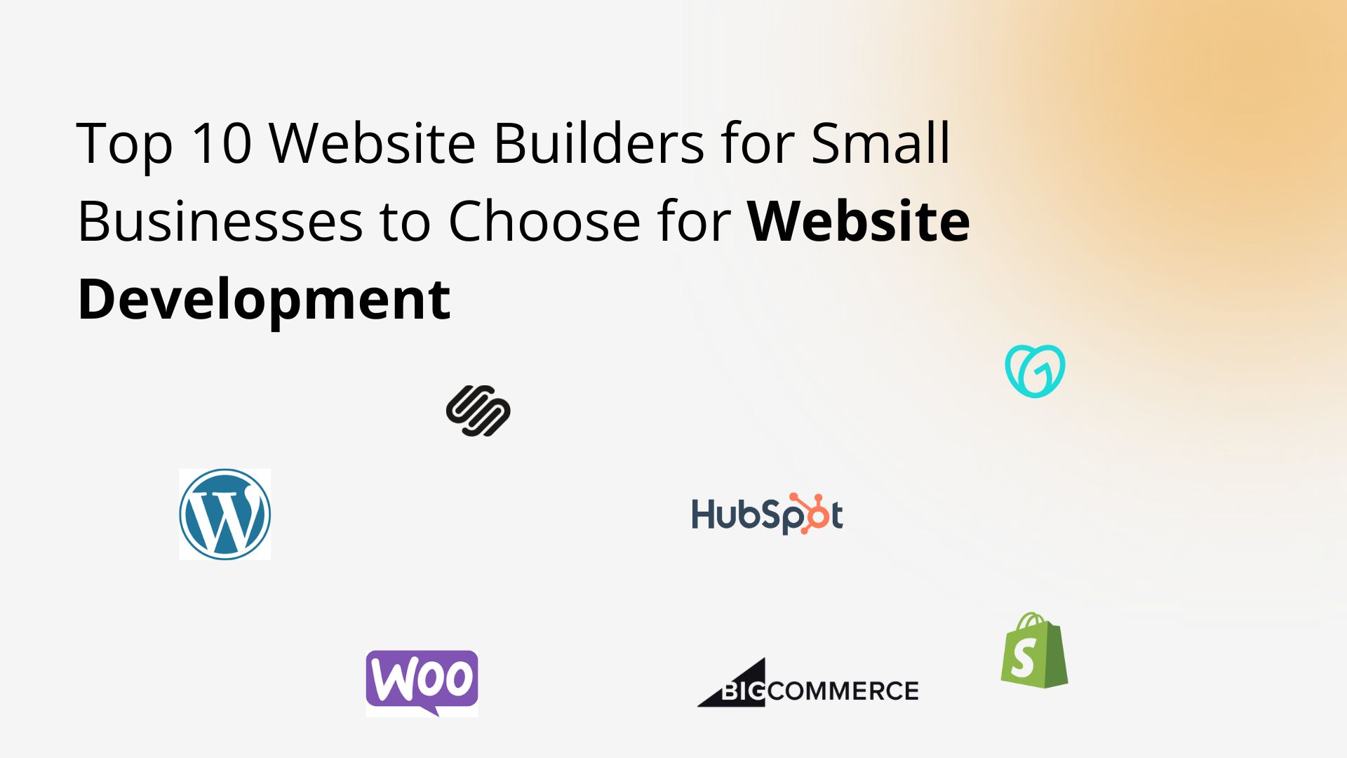 Top 10 Website Builders for Small Businesses | Web Panel Solutions